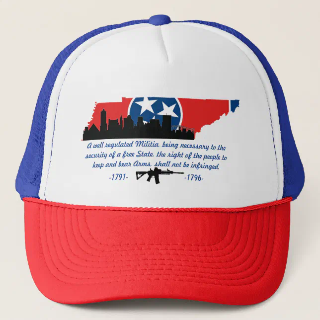 tennessee themed second amendment hat | Zazzle