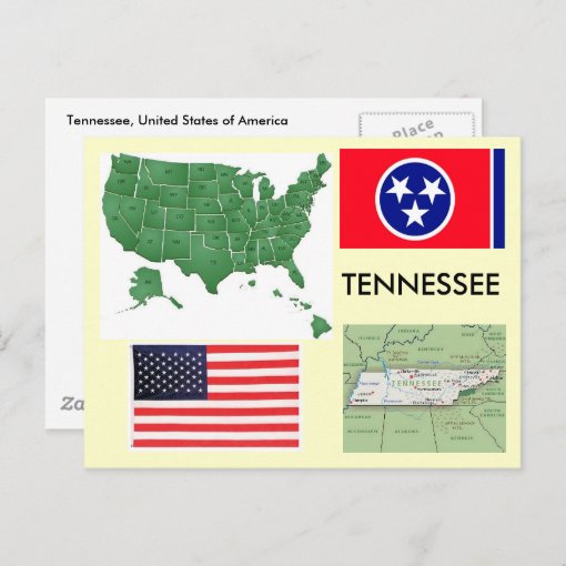 Tennessee, USA Postcard | Zazzle