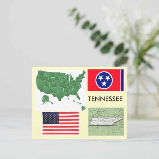 Tennessee, USA Postcard | Zazzle