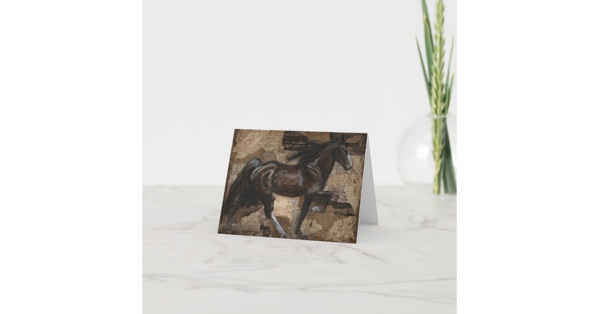 Tennessee Walking Horse Greeting Card | Zazzle
