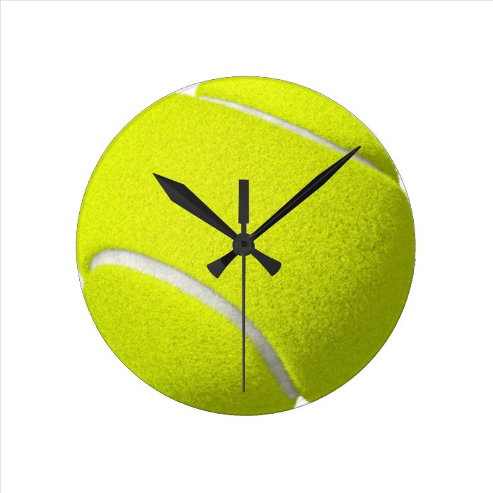 Tennis Ball Clock | Zazzle.com