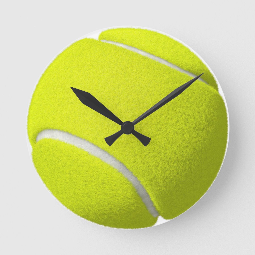 Tennis Ball Clock | Zazzle