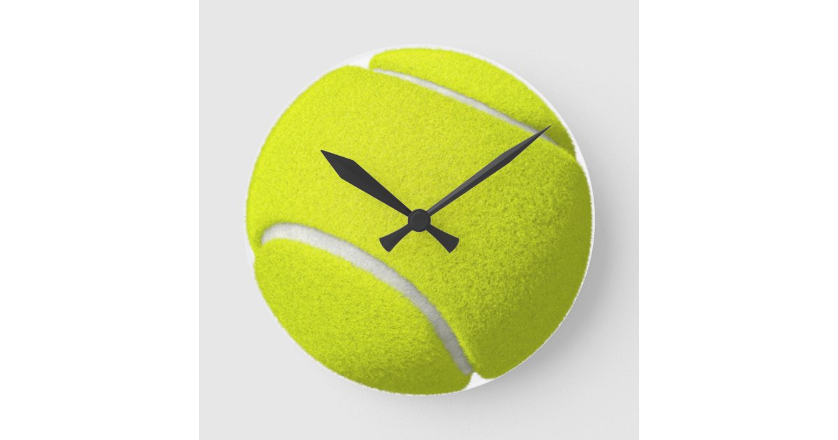 Tennis Ball Clock | Zazzle