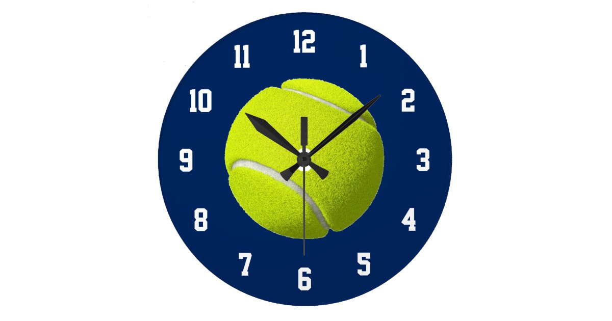 Tennis Ball Clock | Zazzle.com