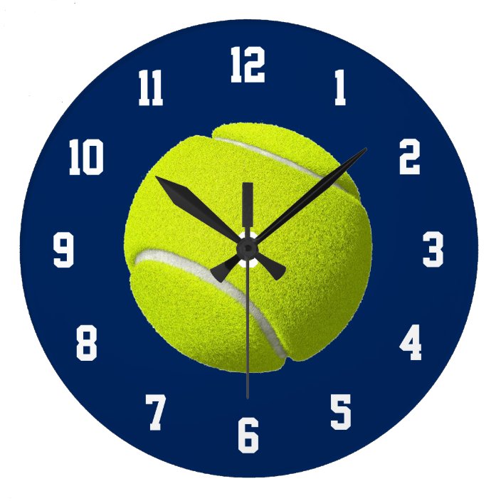 Tennis Ball Clock | Zazzle.com