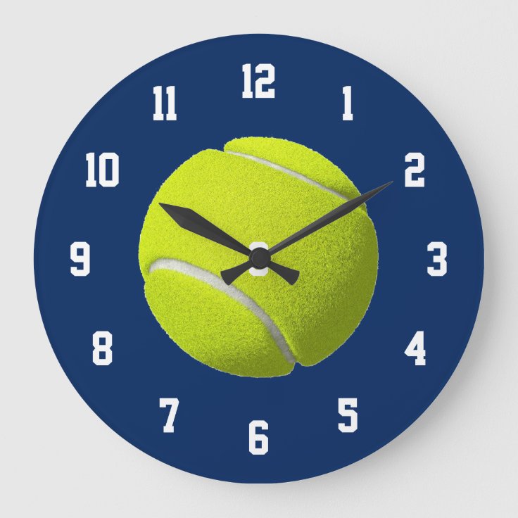 Tennis Ball Clock | Zazzle