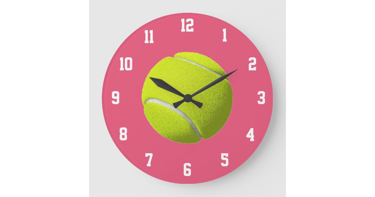 Tennis Ball Clock | Zazzle