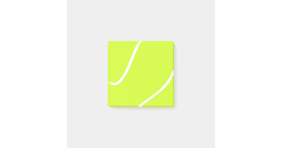 Tennis Ball Coach's Office Post-it® Notes Notepad | Zazzle