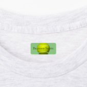 Tennis Ball Design Name Labels | Zazzle