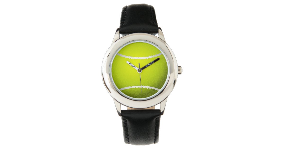 Tennis Ball Design Watch | Zazzle