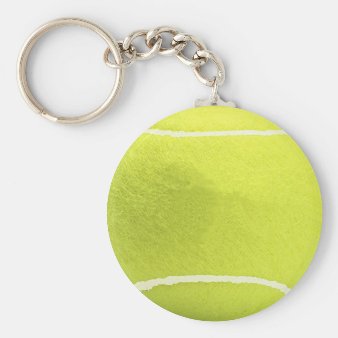 Tennis Ball Key Chain | Zazzle