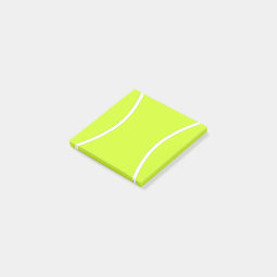 Tennis Ball Player or Coach Post-it® Notes Notepad | Zazzle