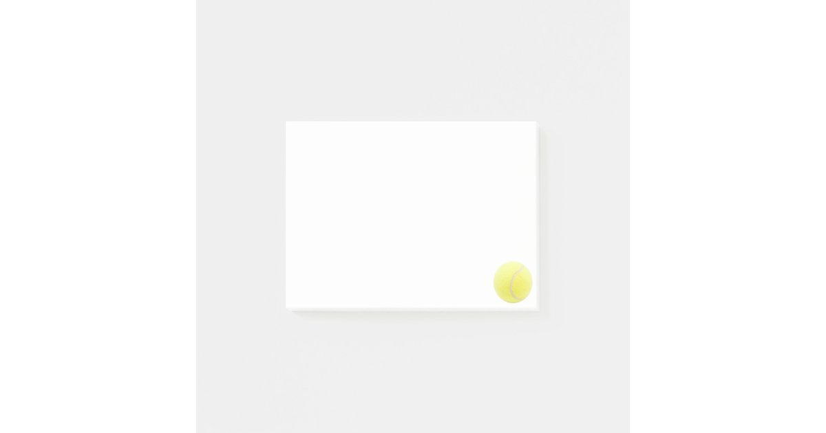 Tennis Ball Post-it Notes | Zazzle