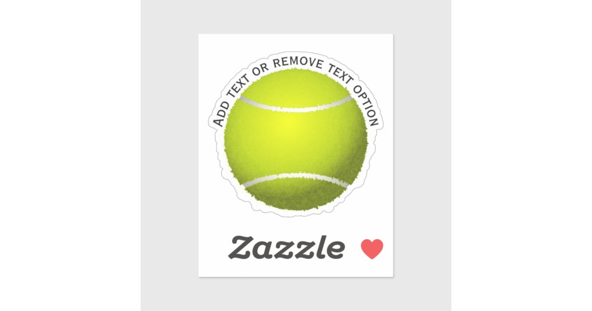 Tennis Ball Sticker | Zazzle