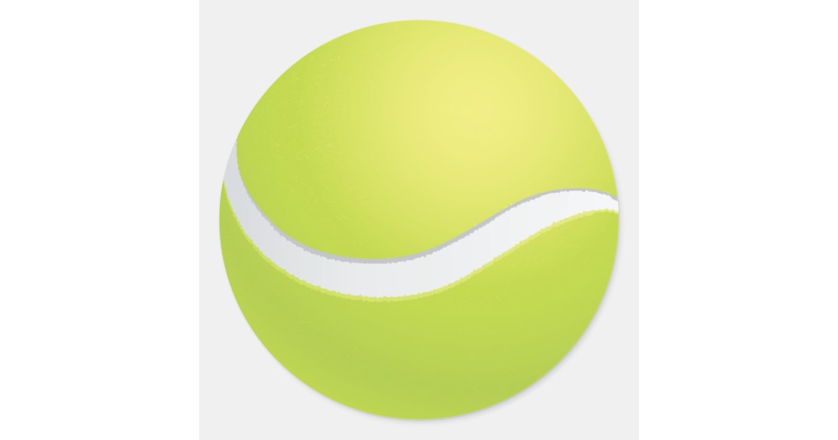 Tennis Ball Sticker | Zazzle