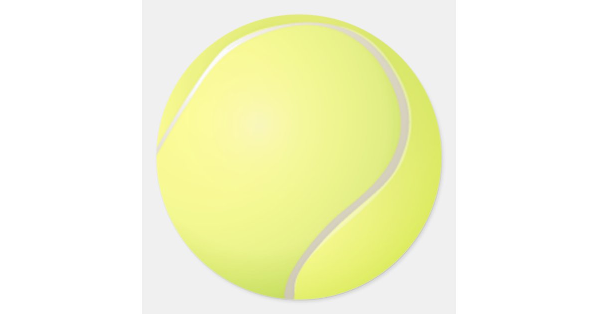 Tennis Ball Sticker | Zazzle