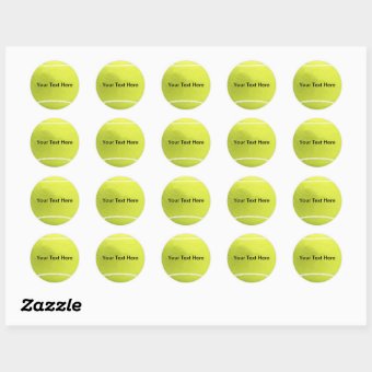 Tennis Ball Stickers | Zazzle