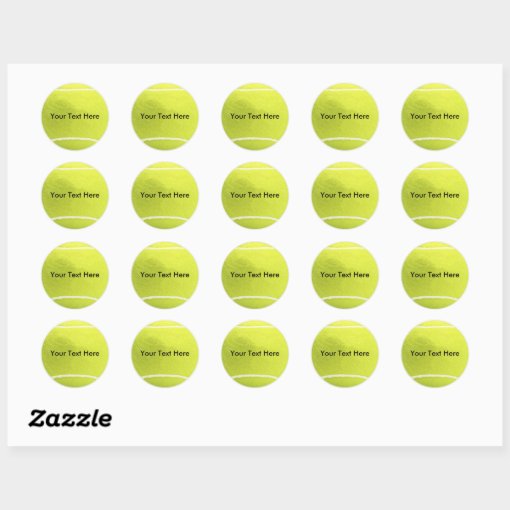 Tennis Ball Stickers | Zazzle