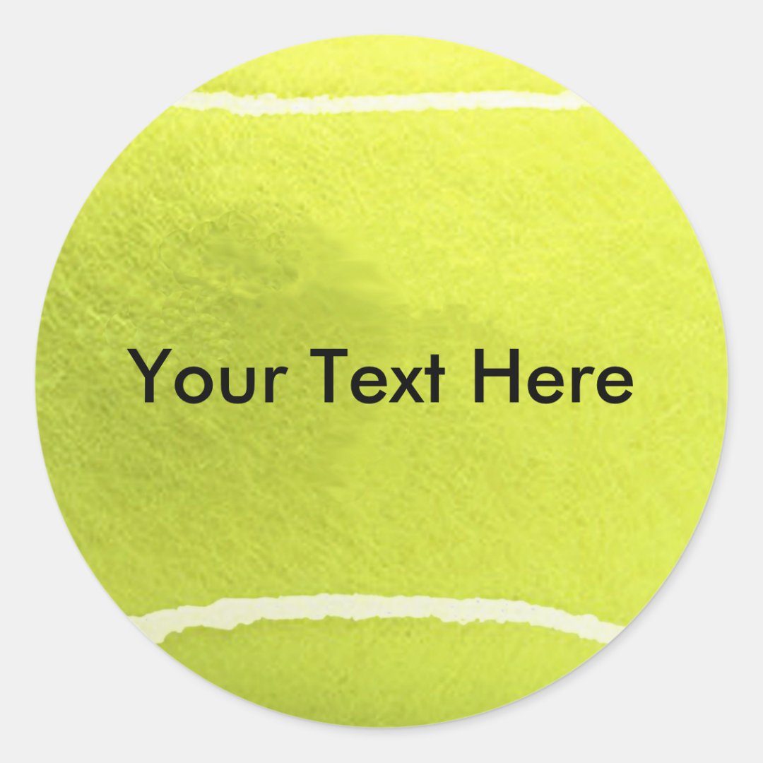 Tennis Ball Stickers | Zazzle