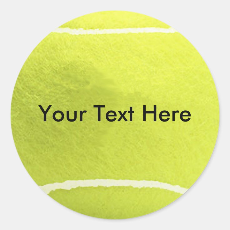 Tennis Ball Stickers | Zazzle