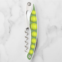 Tennis Balls Design Corkscrew | Zazzle