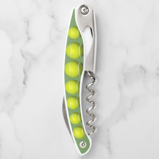Tennis Balls Design Corkscrew | Zazzle