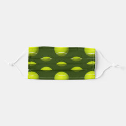 Tennis Balls Sports Face Mask | Zazzle