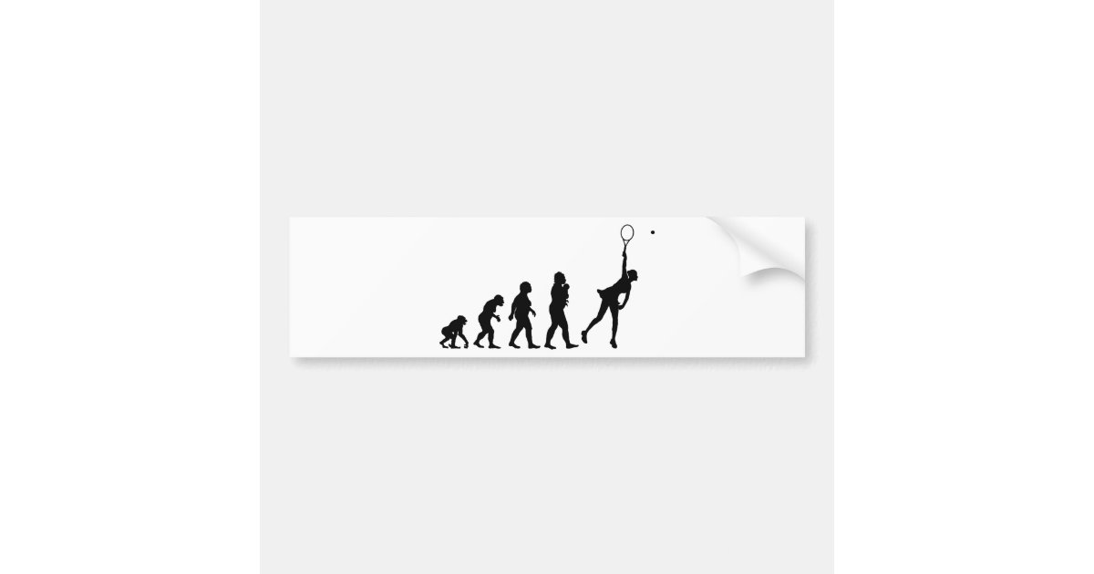 Tennis Bumper Sticker | Zazzle