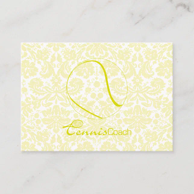 Tennis - Business Card | Zazzle