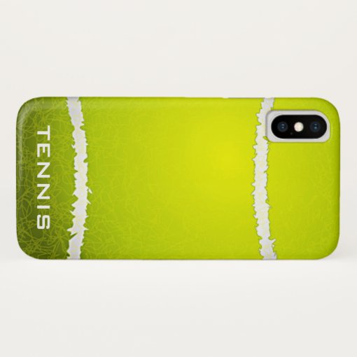 Tennis Design iPhone X Case | Zazzle