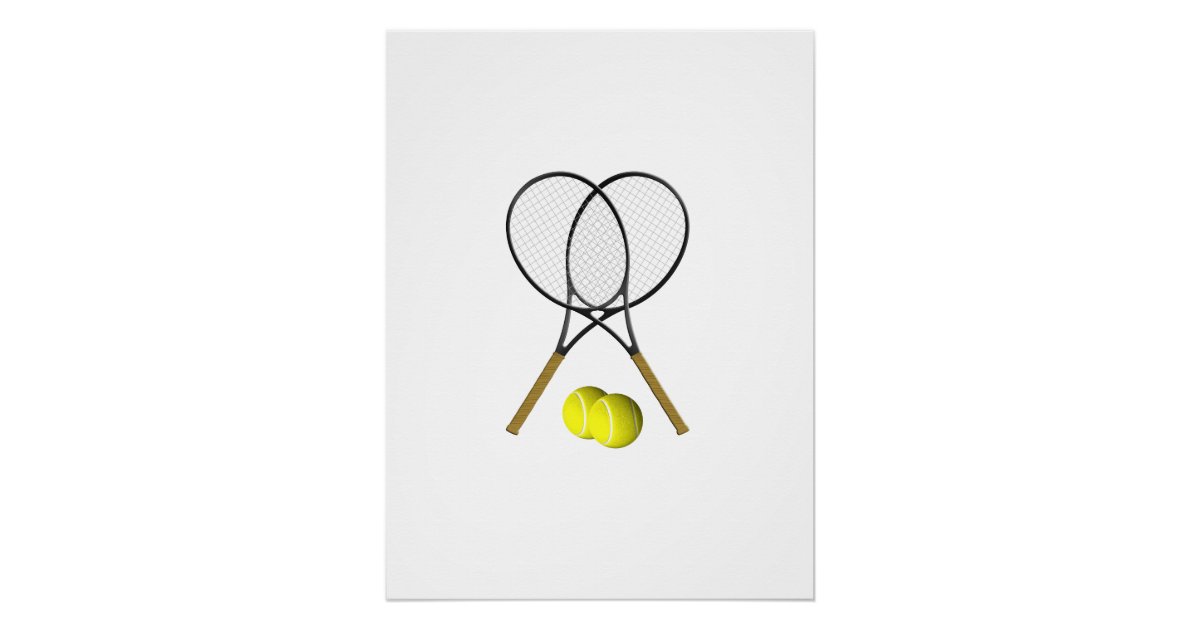 Tennis Doubles Poster | Zazzle