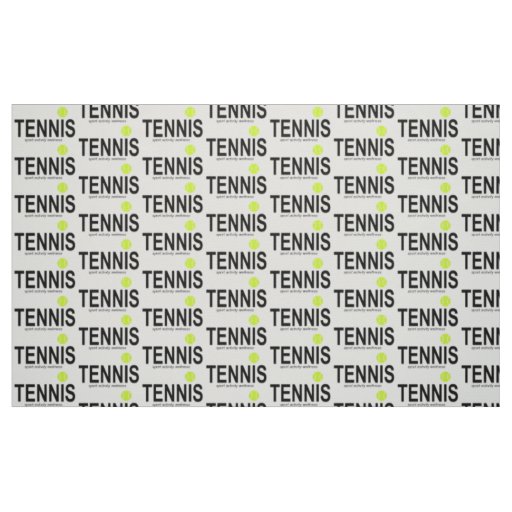 Tennis Fabric | Zazzle