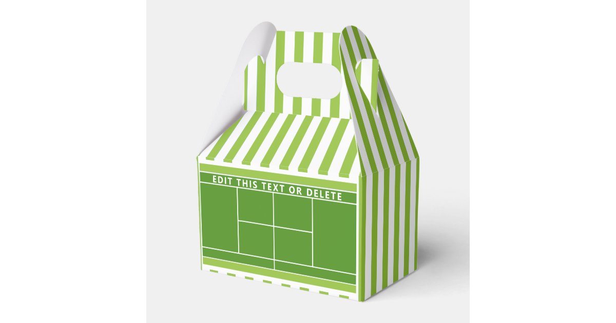 Tennis Favor Box | Zazzle