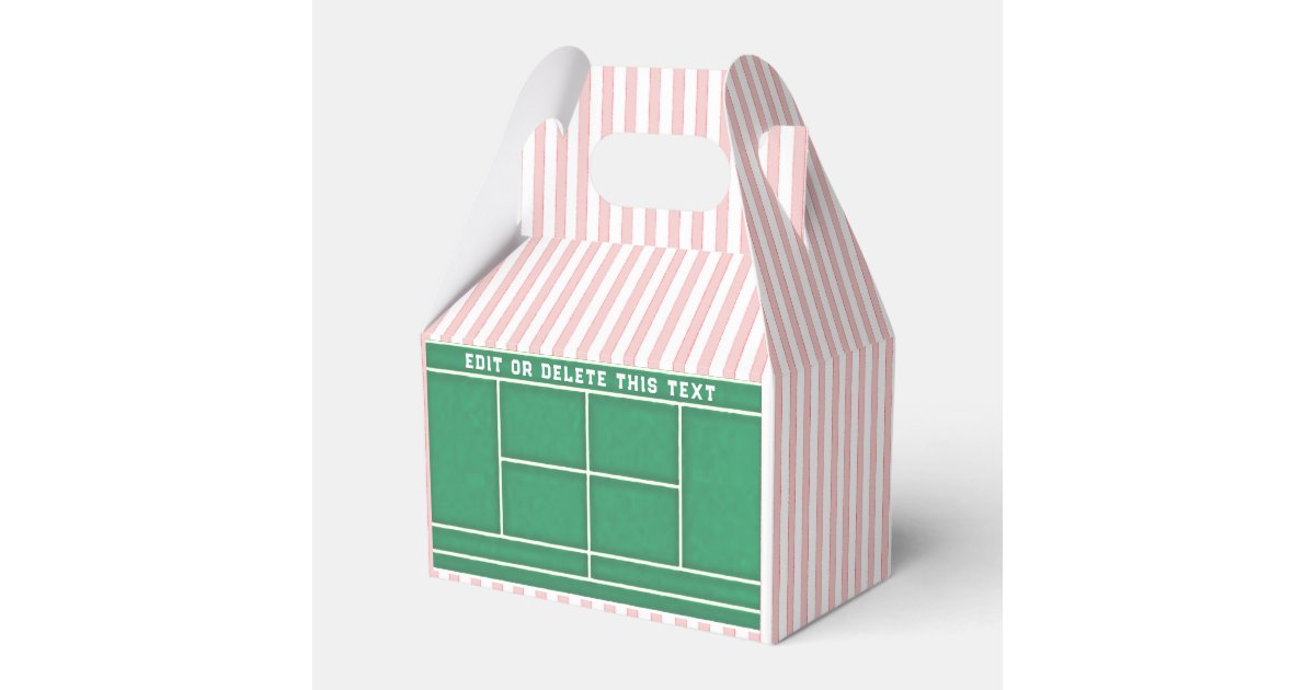 Tennis Favor Boxes | Zazzle