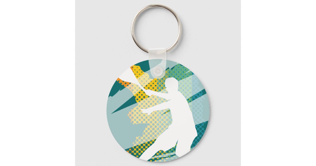 Tennis key chain and keychains | Zazzle
