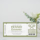 Tennis Lesson Gift Certificate Voucher Invitation | Zazzle