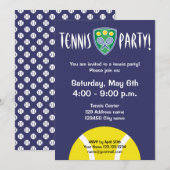 Tennis party invitations | celebration invites | Zazzle
