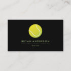 Tennis coach business card with racket, blue green | Zazzle.com