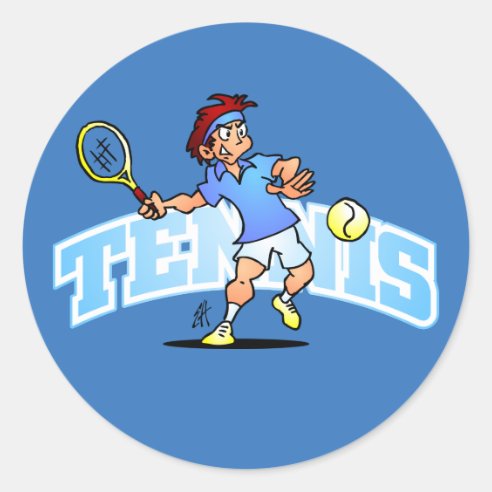 Tennis Stickers - 100% Satisfaction Guaranteed | Zazzle