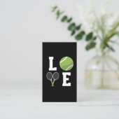 Tennis Player Tennis Ball and Rackets Business Card | Zazzle