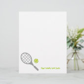 Tennis racket and ball custom flyer | Zazzle