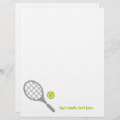 Tennis racket and ball custom flyer | Zazzle