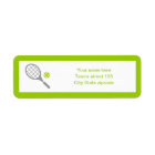 Tennis Address Labels | Zazzle.com