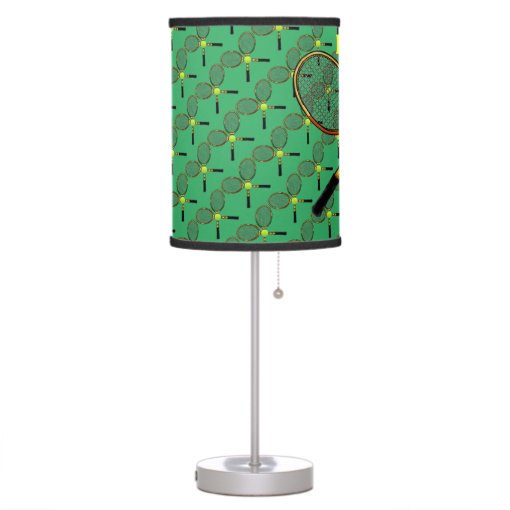 Tennis Racket and Ball Lamp | Zazzle