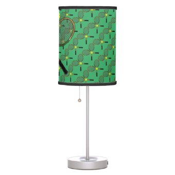 Tennis Racket and Ball Lamp | Zazzle