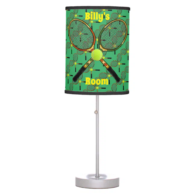 Tennis Racket and Ball Lamp | Zazzle