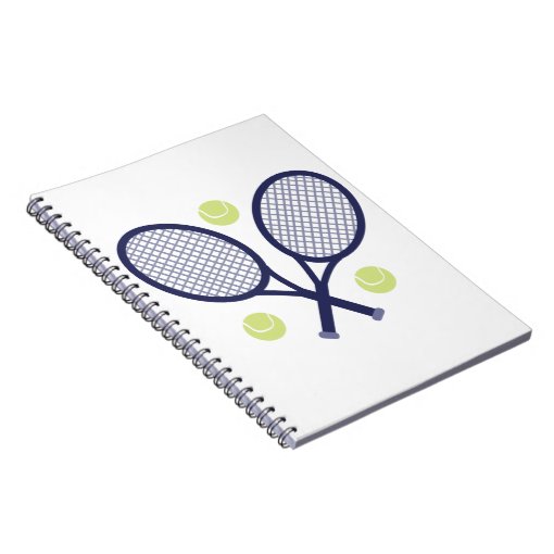 Tennis Rackets Notebook | Zazzle
