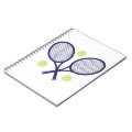 Tennis Rackets Notebook | Zazzle
