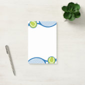 Tennis racquet and ball post-it notes | Zazzle