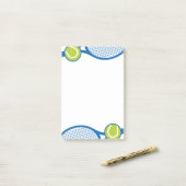 Tennis racquet and ball post-it notes | Zazzle